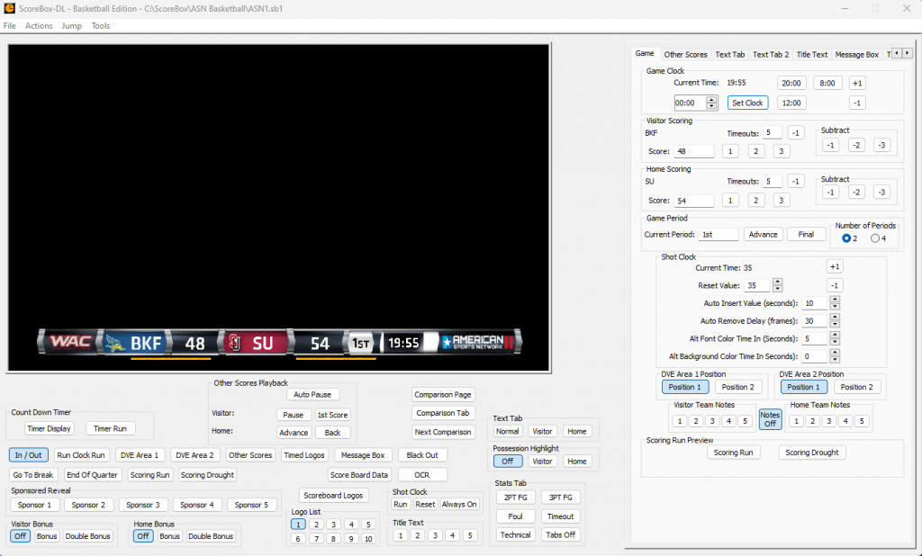ScoreBox – The affordable on-screen score system.