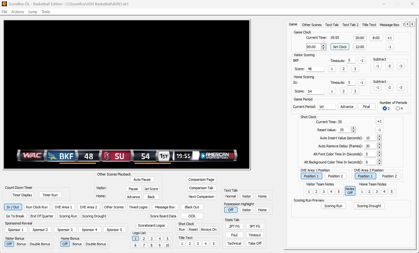 ScoreBox – The affordable on-screen score system.
