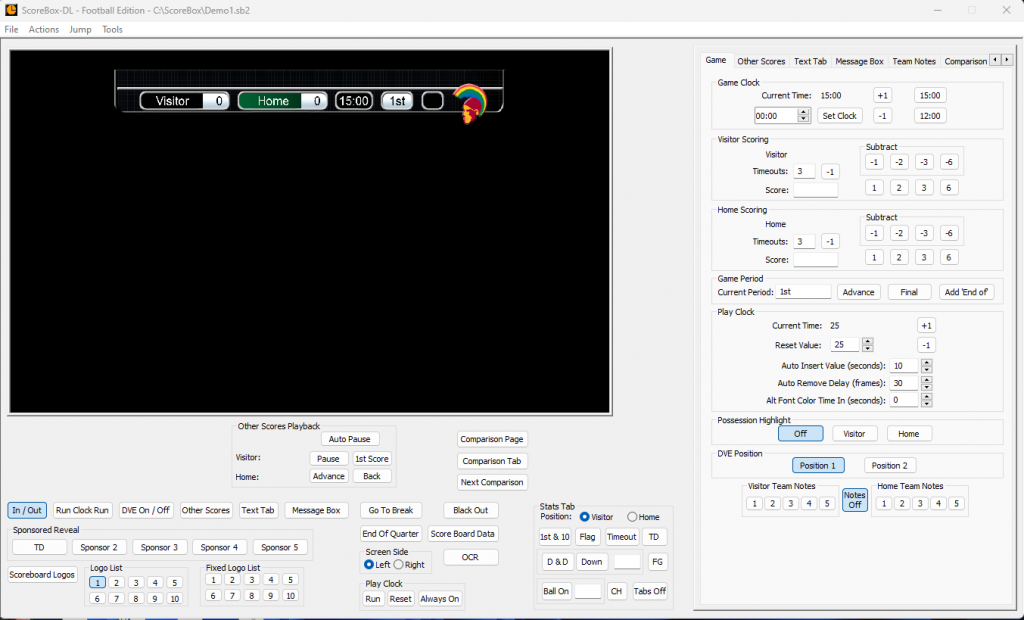 ScoreBox – The affordable on-screen score system.
