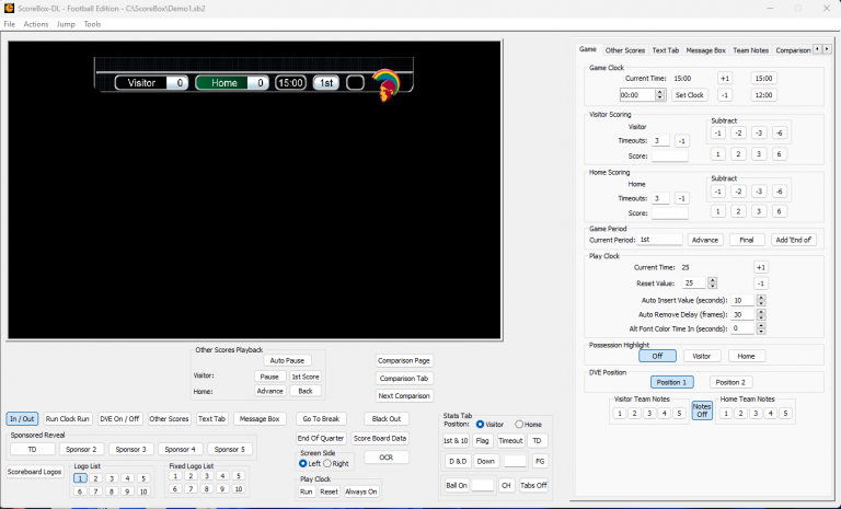 ScoreBox – The affordable on-screen score system.