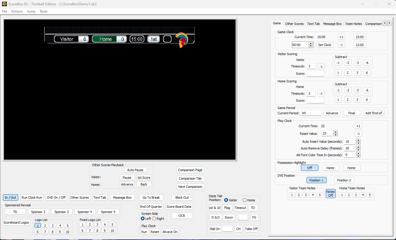 ScoreBox – The affordable on-screen score system.