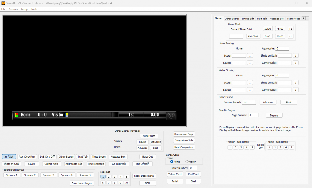 ScoreBox – The affordable on-screen score system.