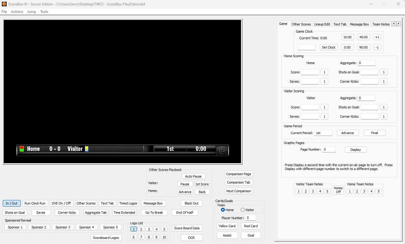 ScoreBox – The affordable on-screen score system.